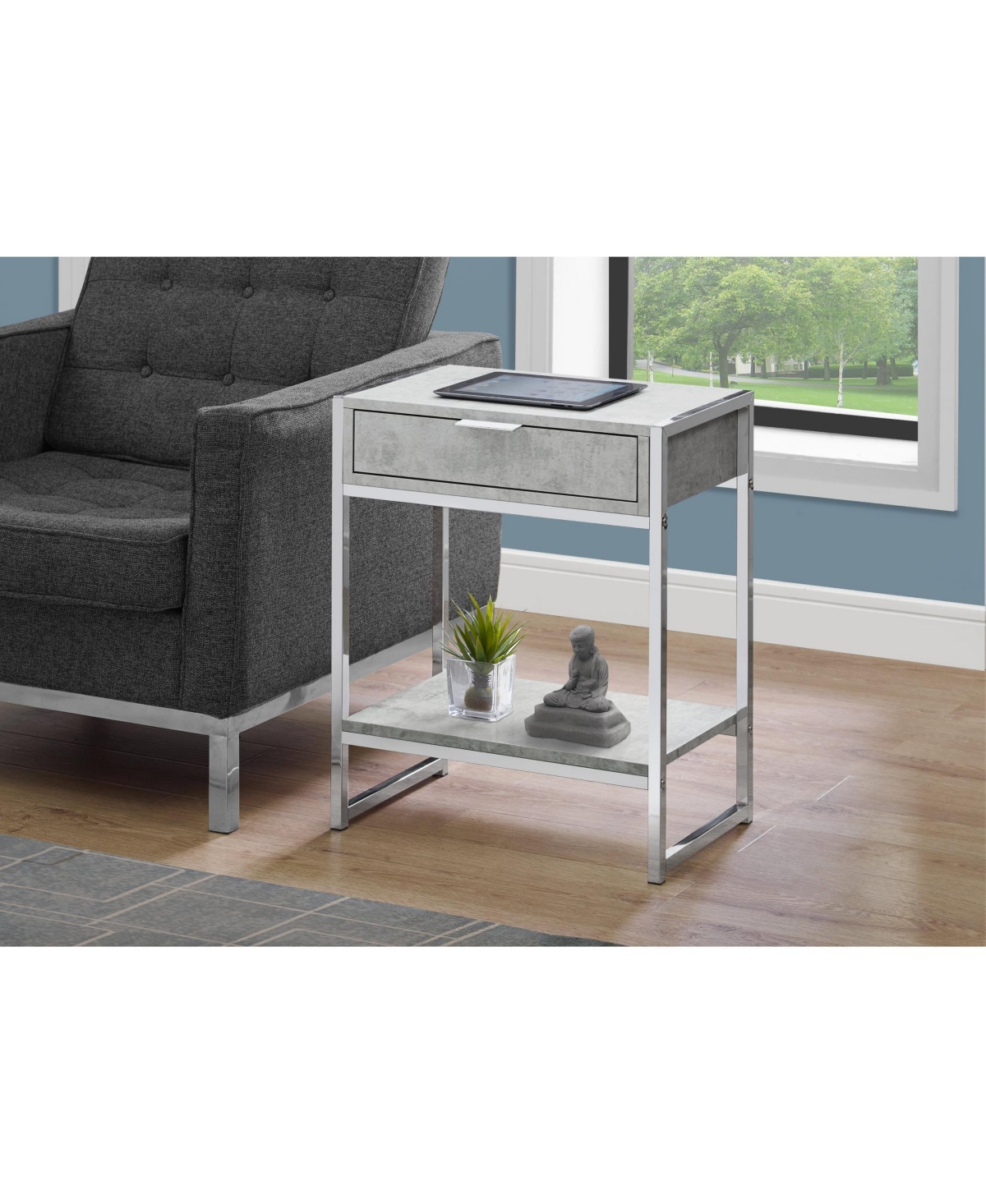 Click here for Lovmor Accent Table  Side  End  Nightstand  Lamp... prices