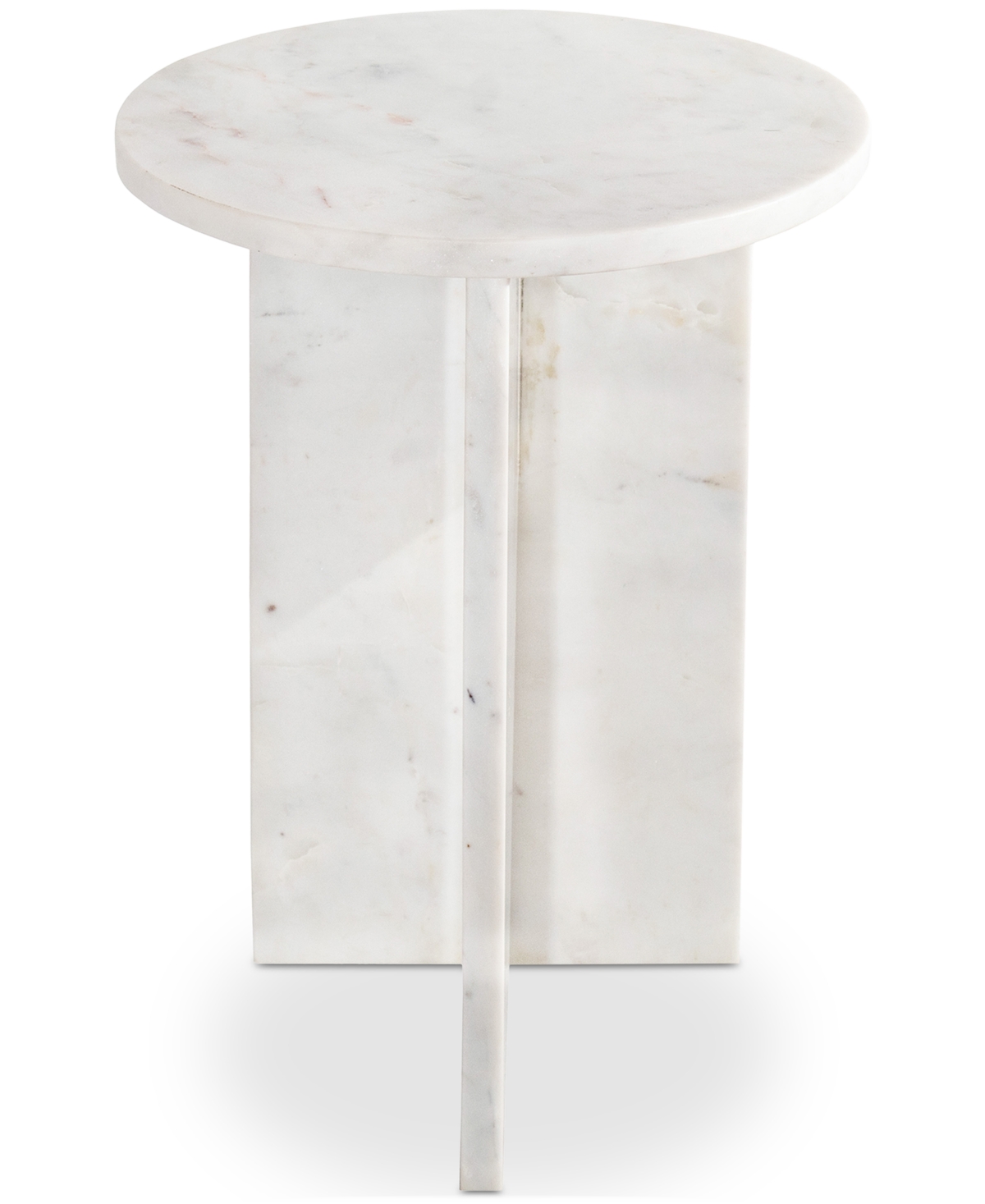 Click here for Grace 20 Marble Round Accent Table - White prices