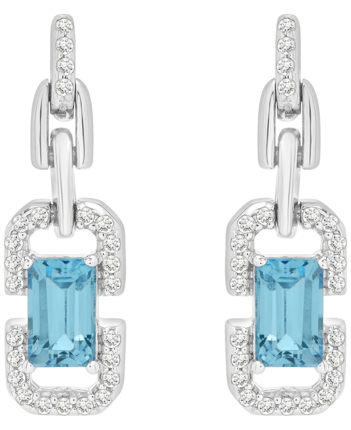 Click here for Macys White Topaz (1/6 ct. t.w.) and Blue Topaz (5... prices