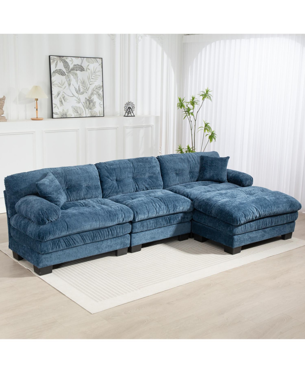 Click here for Streamdale Furniture L-Shaped Sectional Sofa Sleep... prices