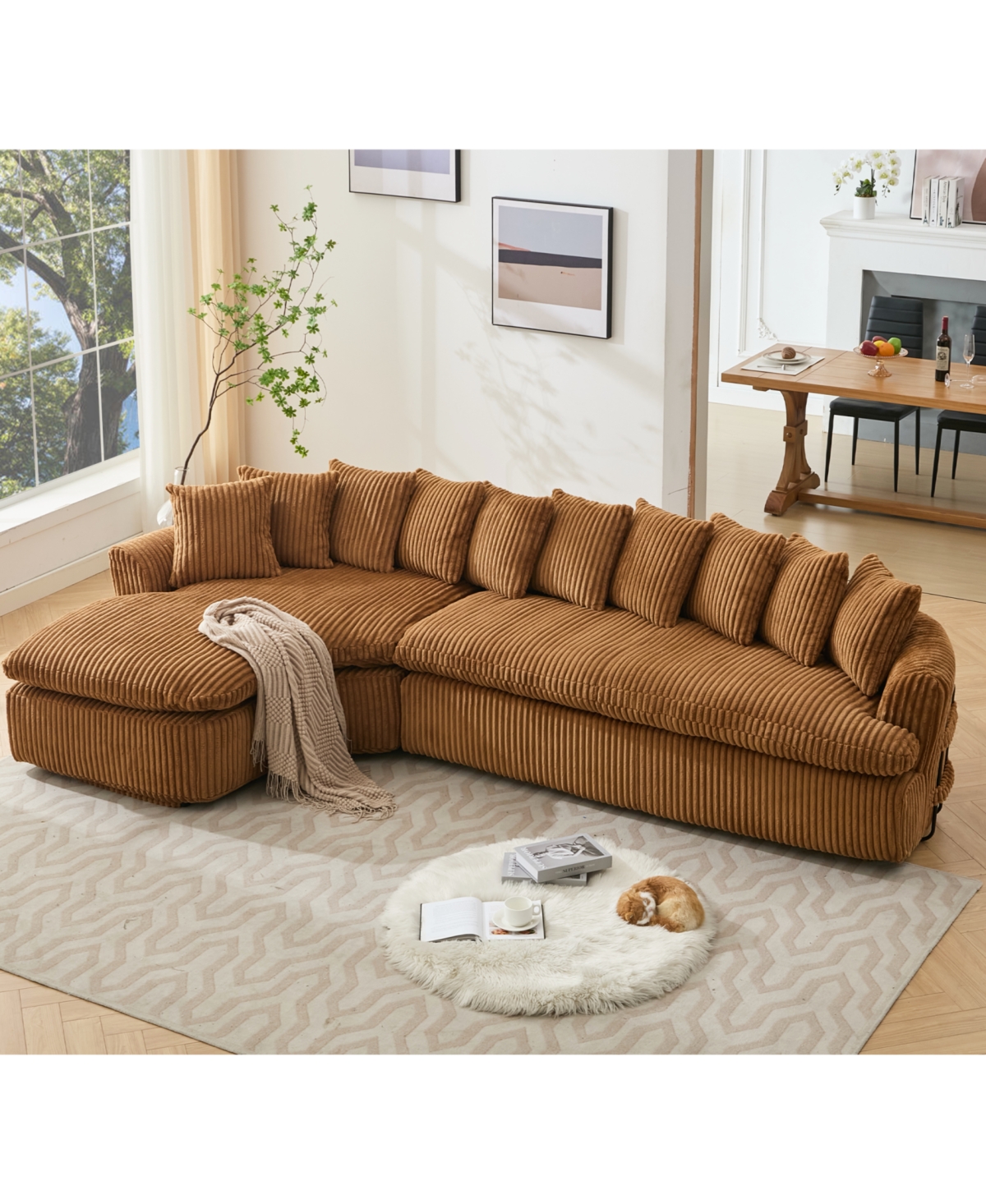 Click here for Streamdale Furniture 127" Large Sectional Sof... prices