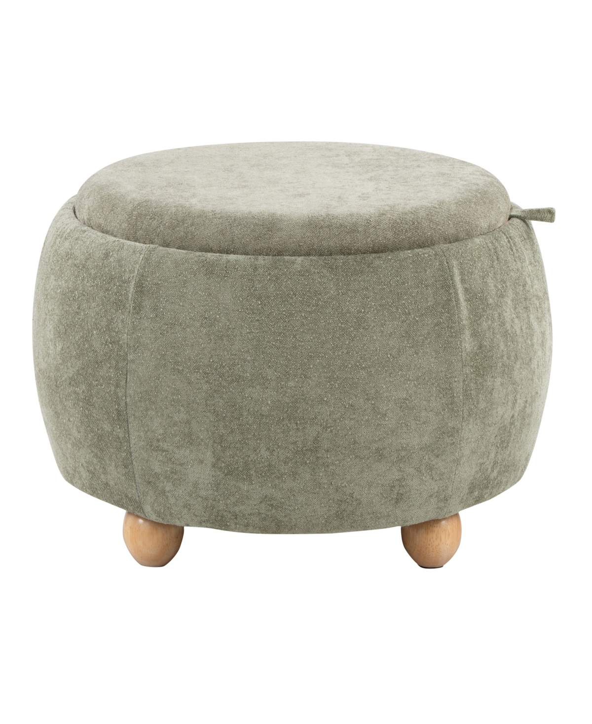 Click here for Lumisource 14.75 Fabric Tray Pouf Contemporary Sto... prices