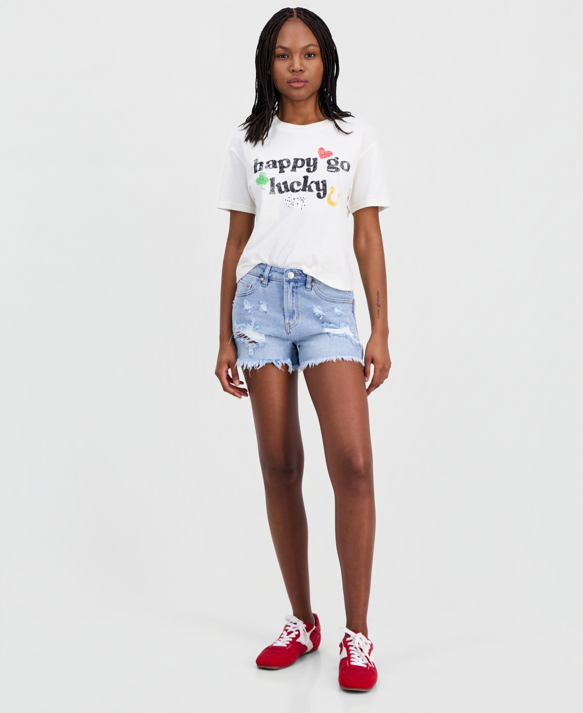 Click here for Madden Girl Juniors Destructed Festival High Rise... prices