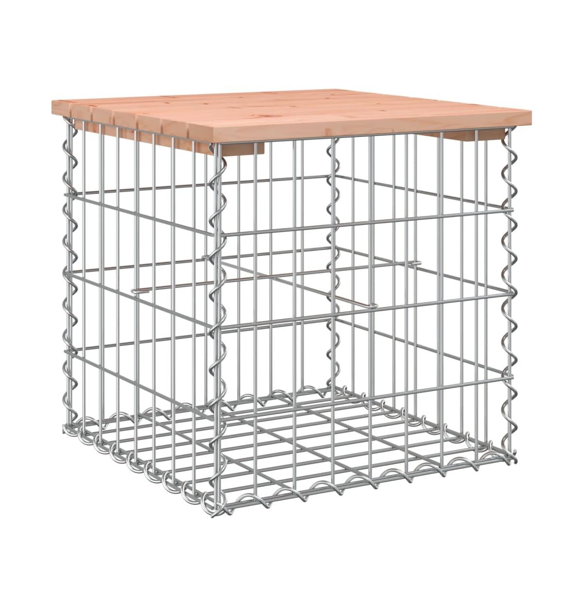 Click here for vidaXL Garden Bench Natural wood color  Silver - N... prices