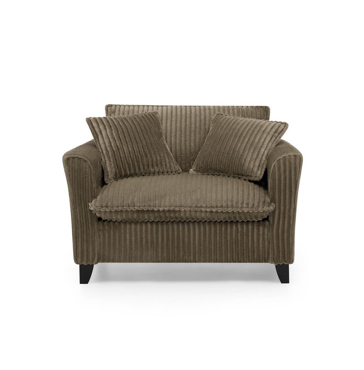 Click here for Cesicia Corduroy Lazy Sofa with Backrest & Armrest... prices