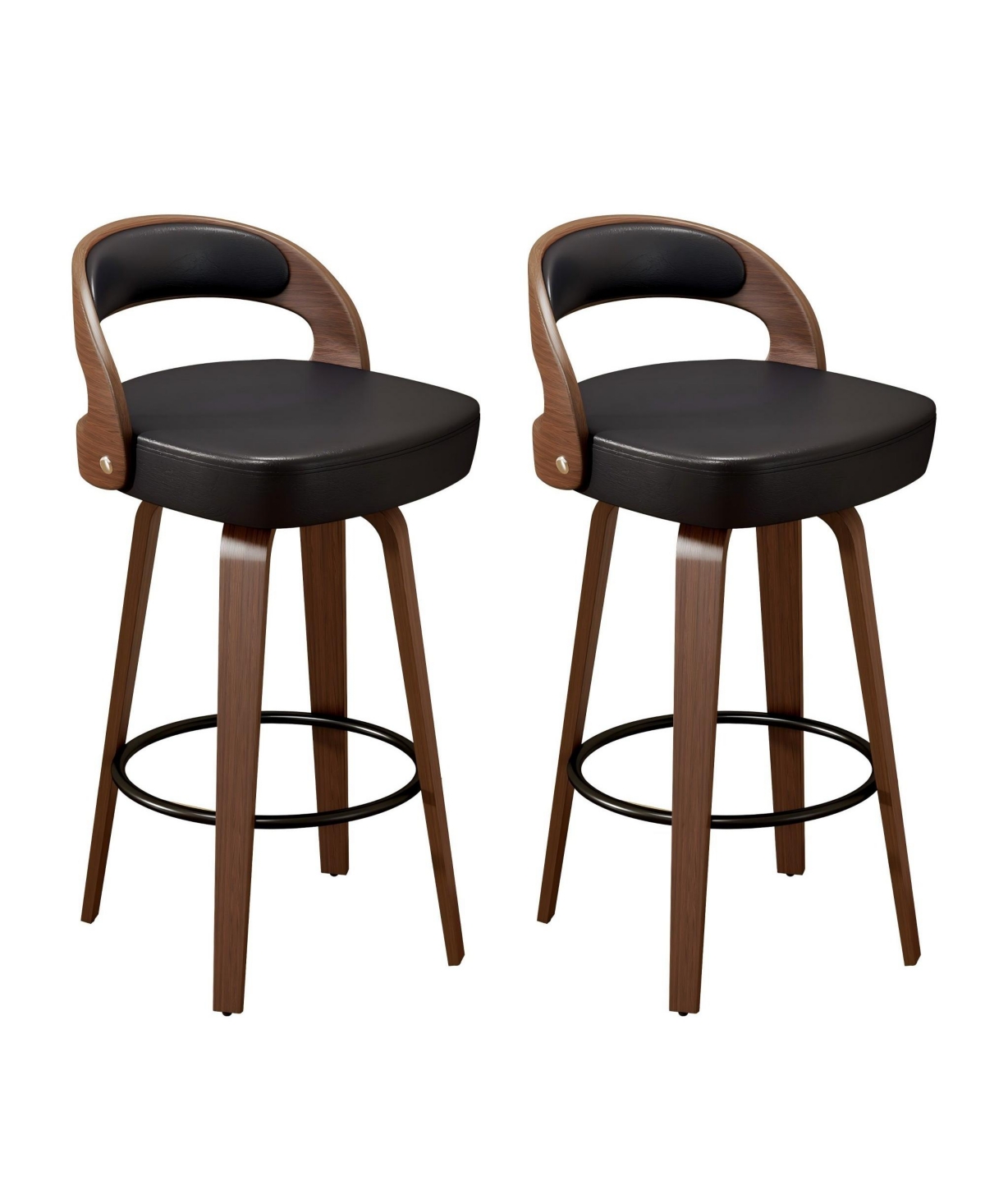 Click here for Boyel Living Set of 2 Modern Pu Leather Dining Cha... prices