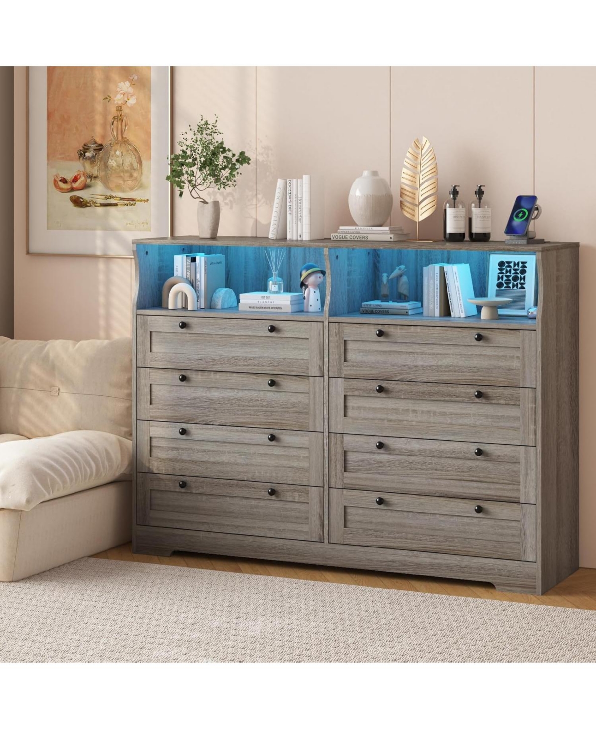 Click here for gaomon 8-Drawer Bedroom Dresser with Charging Stat... prices