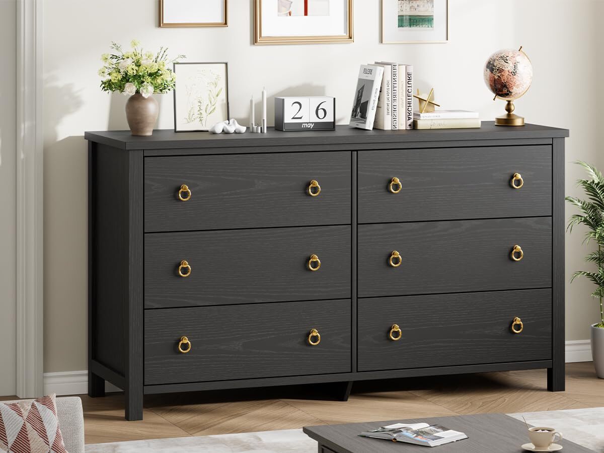 Click here for gaomon 6 Drawer Dresser for Bedroom  47 in Wide Dr... prices