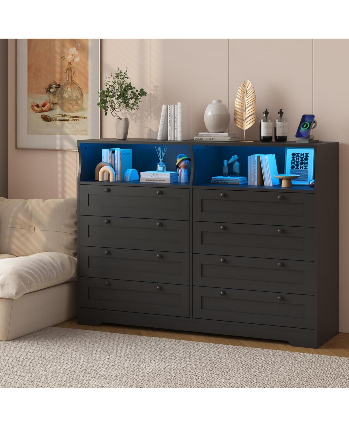Click here for gaomon 8-Drawer Bedroom Dresser with Charging Stat... prices