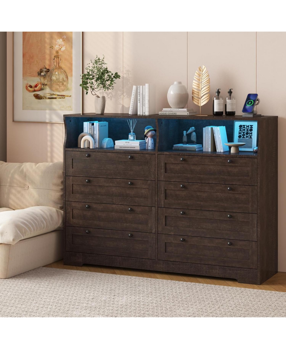 Click here for gaomon 8-Drawer Bedroom Dresser with Charging Stat... prices