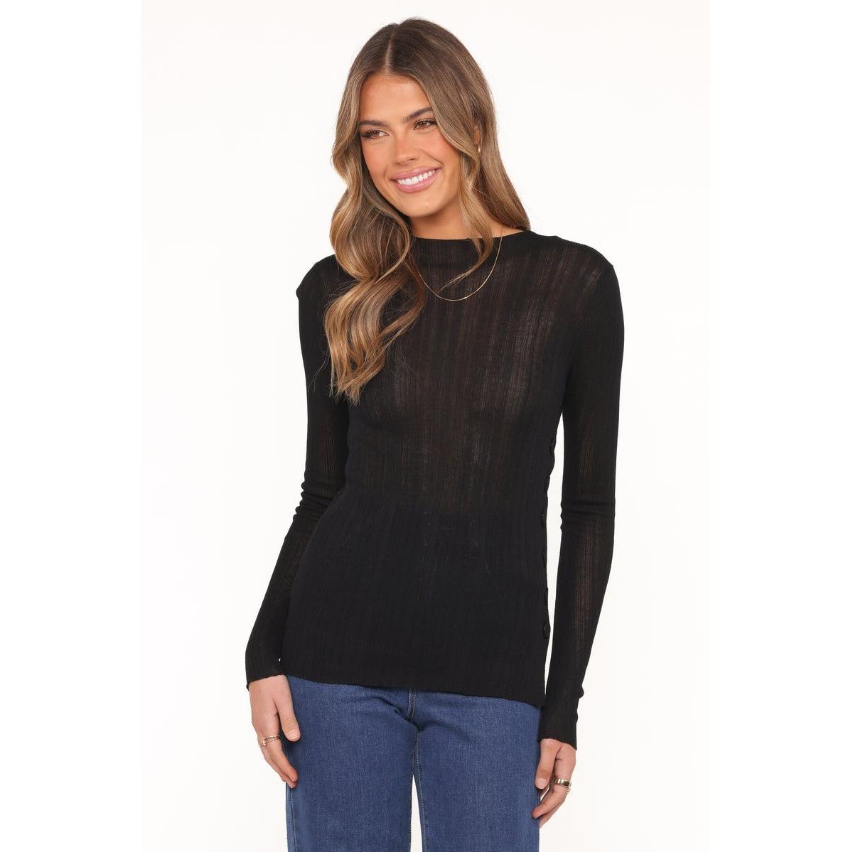 Click here for Petal and Pup Womens Delphine Top - Black prices