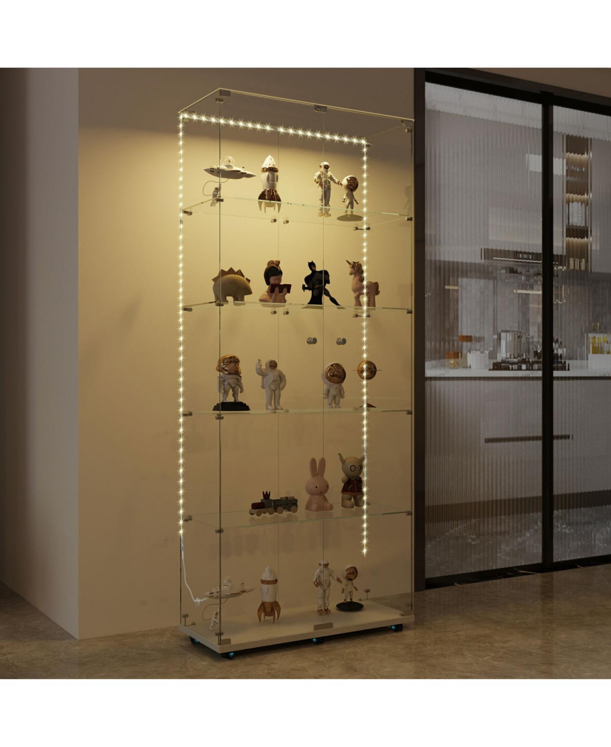 Click here for Streamdale Bluetooth Led Lighted Tempered Glass Di... prices