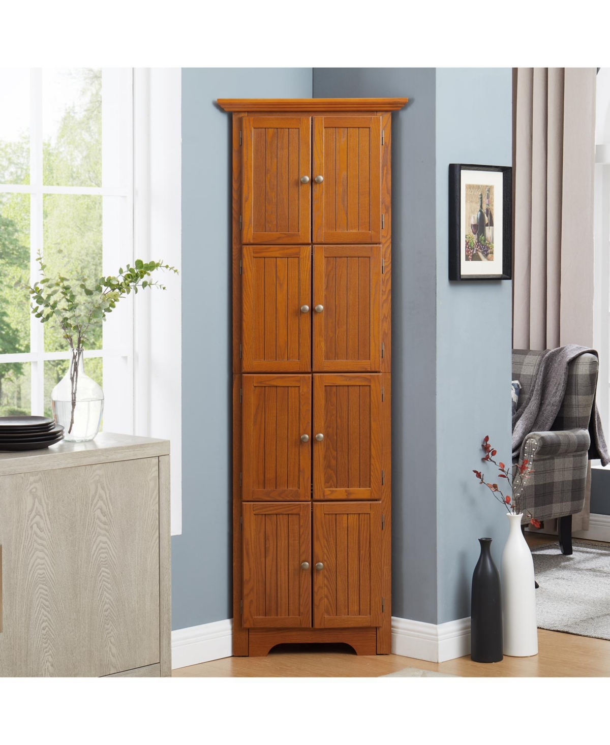 Click here for Streamdale Furniture 4-Tier Corner Kitchen Pantry... prices