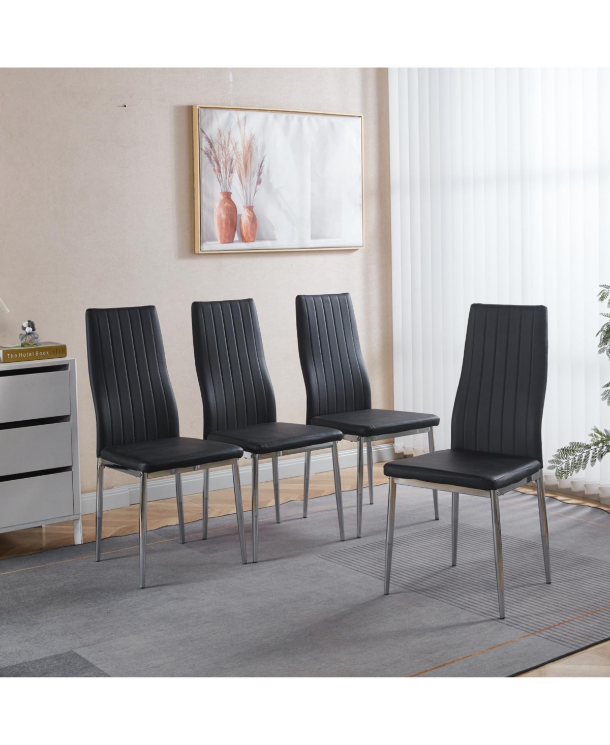 Click here for Streamdale Furniture Chair Set of 4 for Home or Of... prices