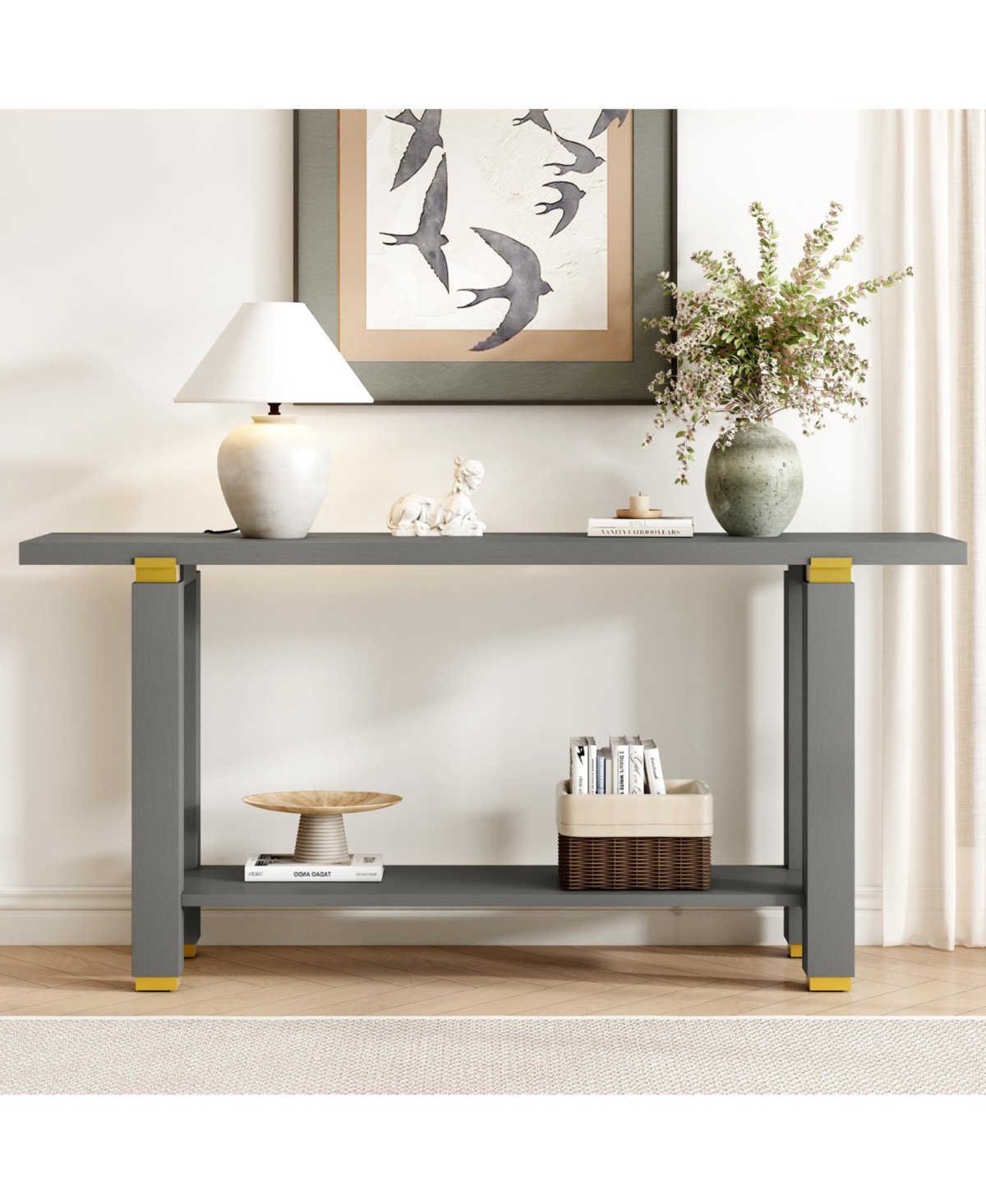 Click here for Streamdale Furniture Modern Console Table - Solid... prices
