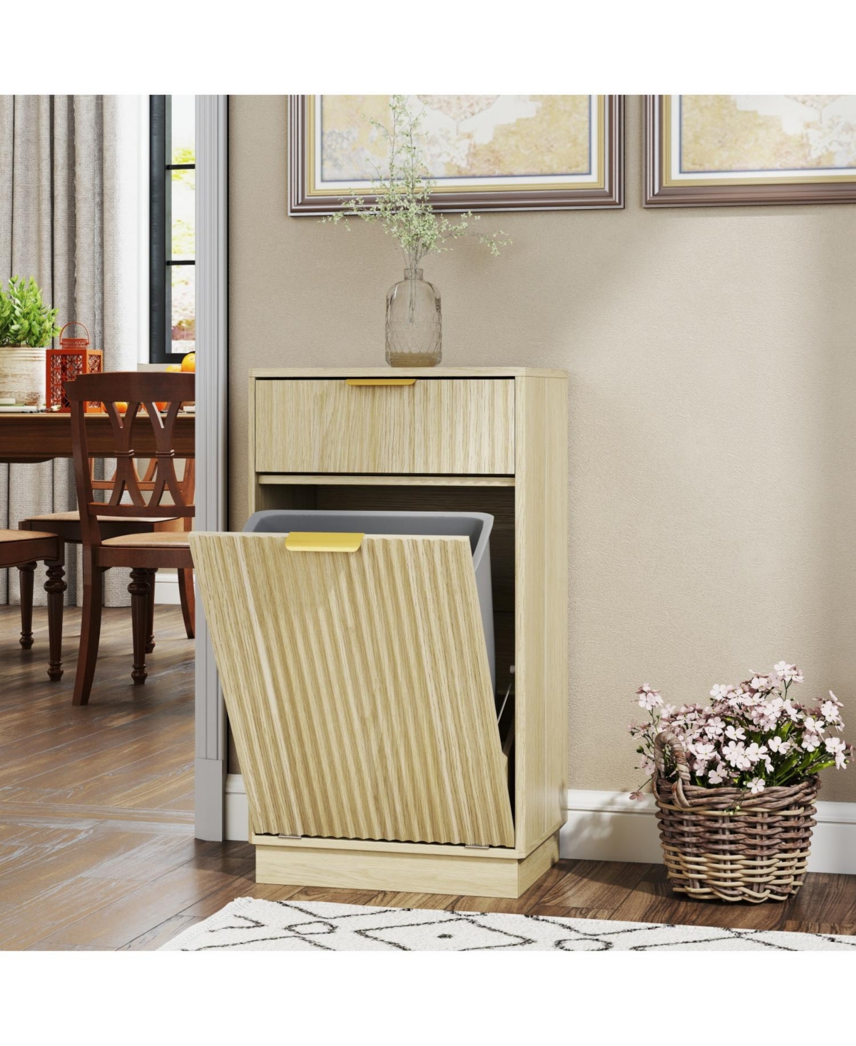 Click here for Streamdale Furniture Oak Woodgrain Tilt-Out Trash... prices