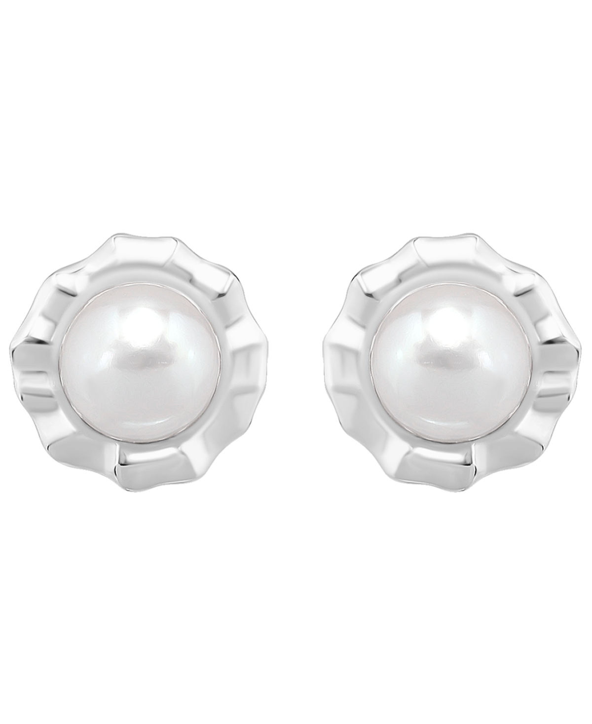 Click here for Giani Bernini Cultured Freshwater Pearl (6mm) Post... prices