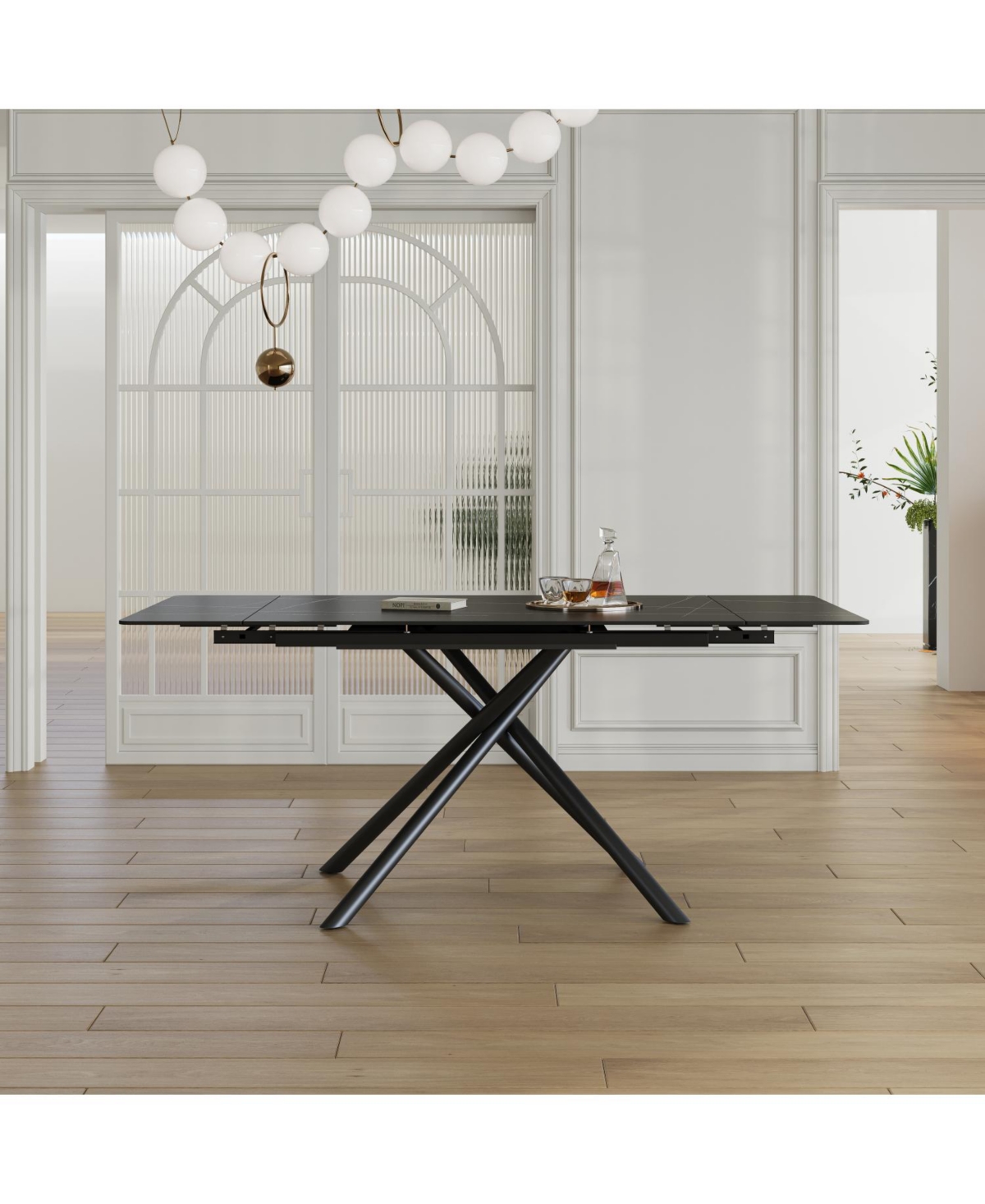 Click here for Streamdale Retractable Sintered Stone Dining Table... prices