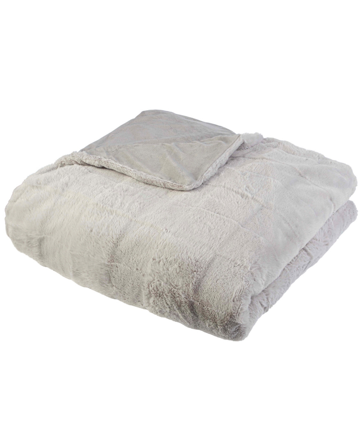 Click here for Lavish Home Classical Faux Fur Blanket  Queen - Gr... prices