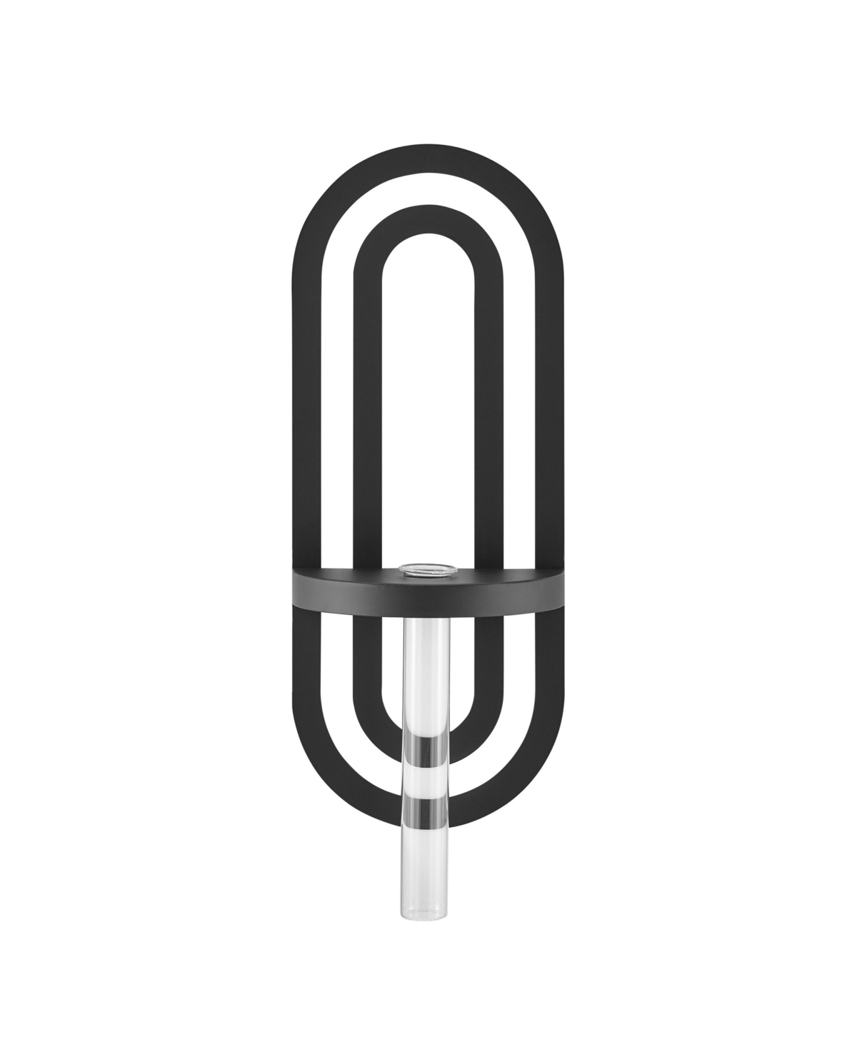 Click here for Danya B Jacob Modern Black Metal Double Oval Frame... prices