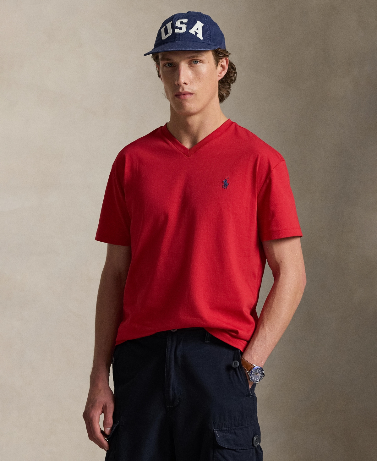 Click here for Polo Ralph Lauren Mens Classic-Fit V Neck T-Shirt... prices