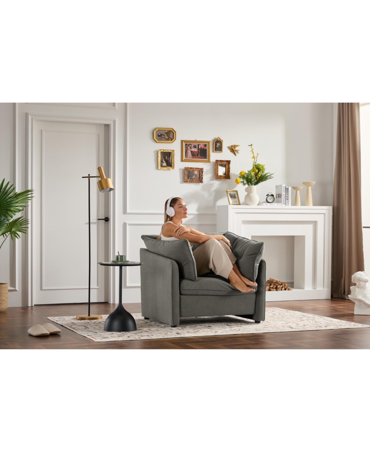 Click here for Streamdale Furniture Modern Style Chenille Oversiz... prices