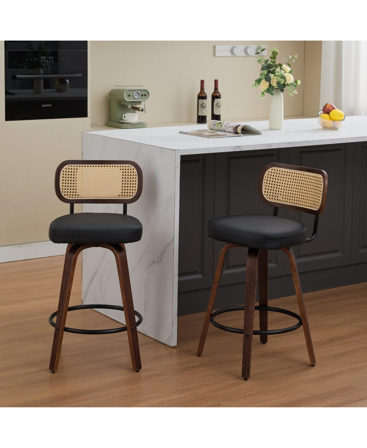 Click here for Streamdale Furniture Rattan Counter Height Swivel... prices