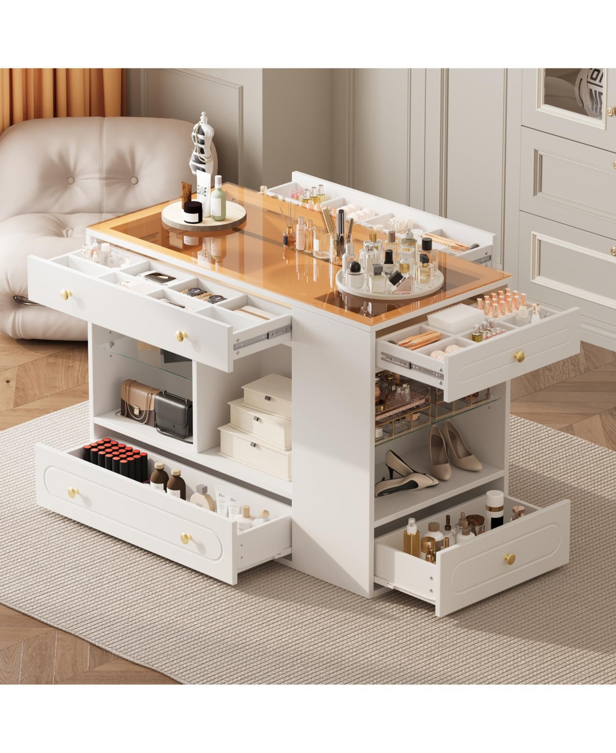 Click here for Streamdale Furniture Closet Island with Drawers  G... prices