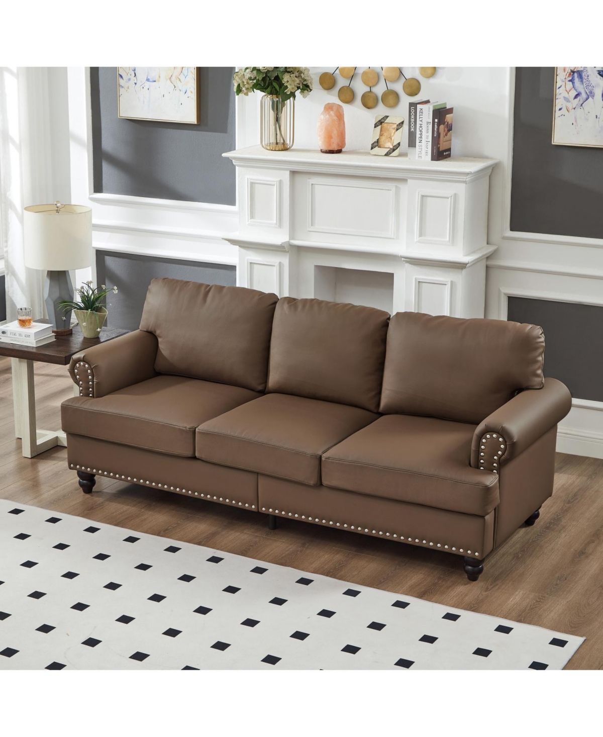 Click here for Streamdale Furniture 83" Modern Classic Brown... prices