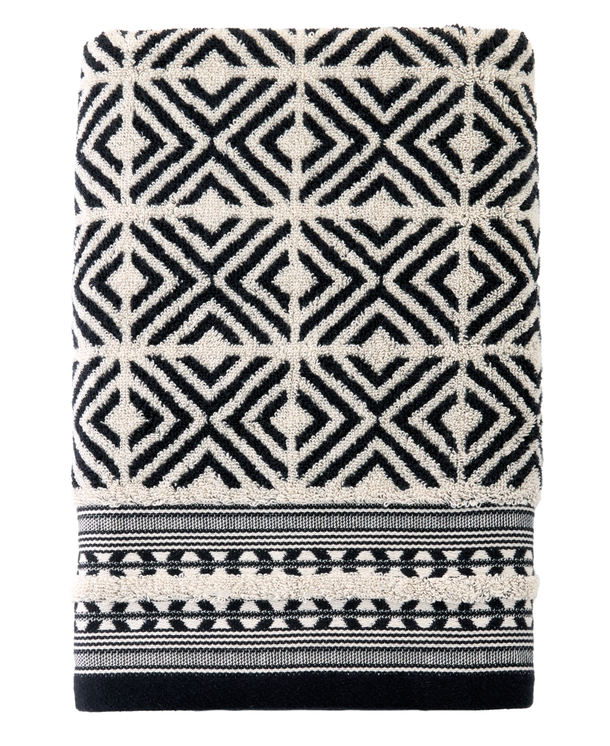 Click here for Skl Home Diamond Grid Jacquard Bath Towel  28 x 54... prices