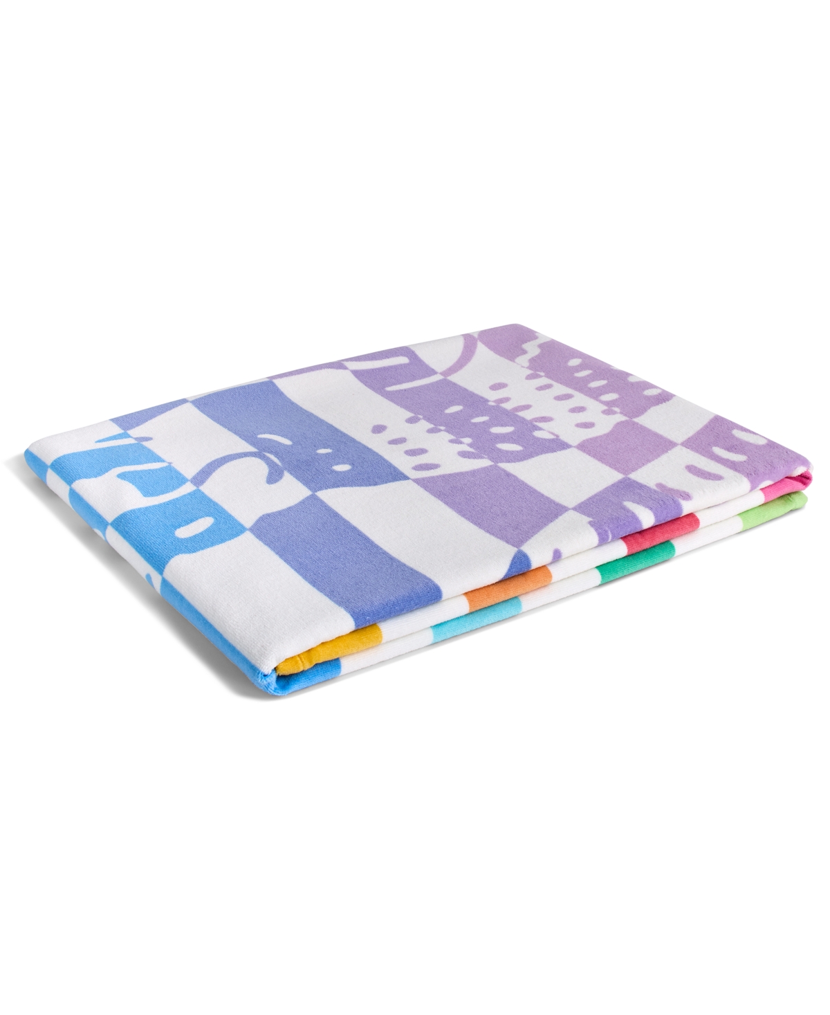 Click here for Lacoste Striped Crocodile Print Cotton Beach Towel... prices