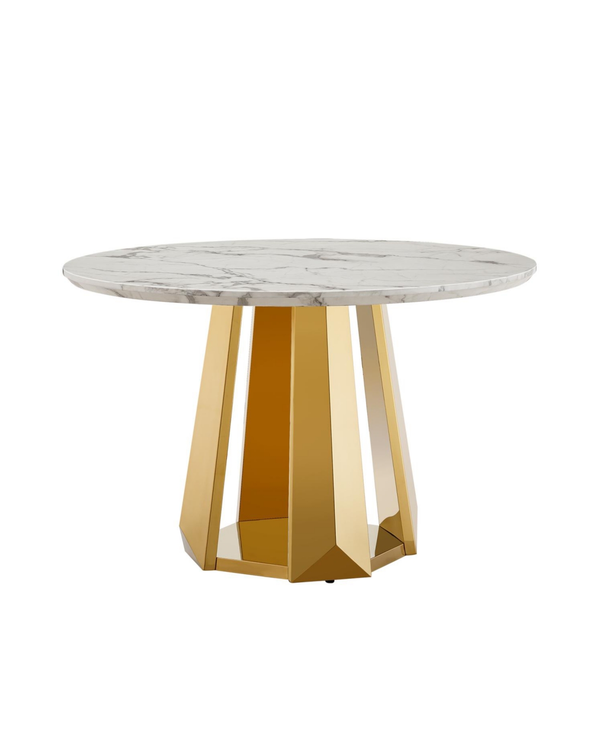 Click here for Streamdale Furniture 47" Round Marble Dining... prices