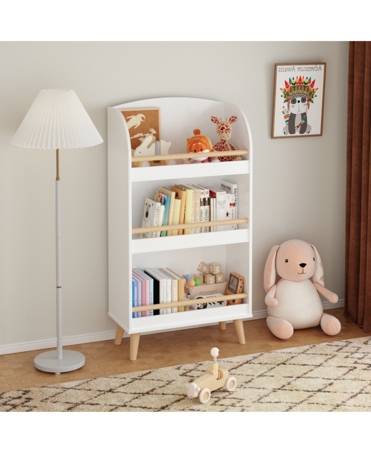 Click here for Streamdale Furniture Kids Bookcase & Toy Organizer... prices