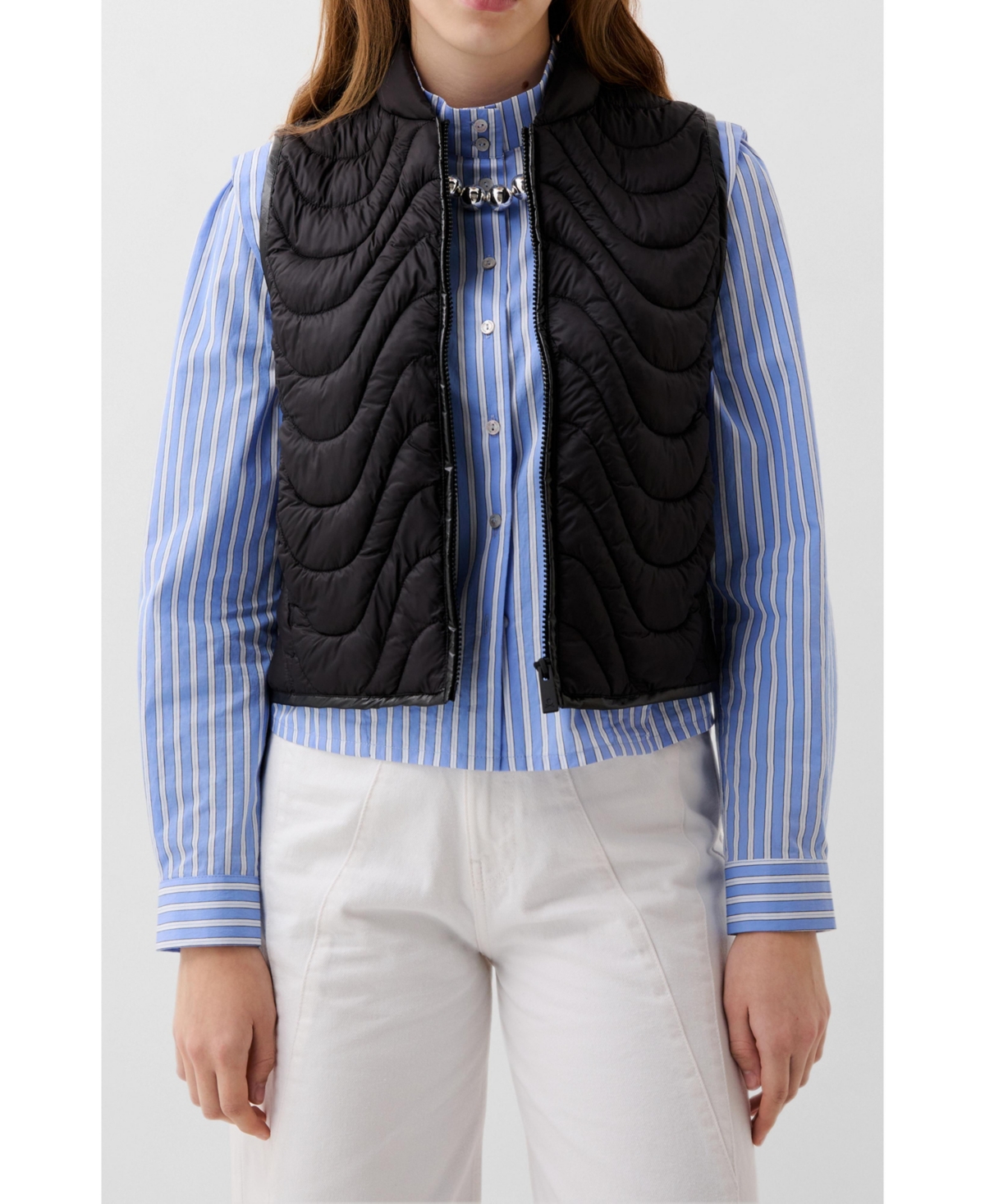 Click here for Scalpers Womens Gstaad Basic Vest - Black prices