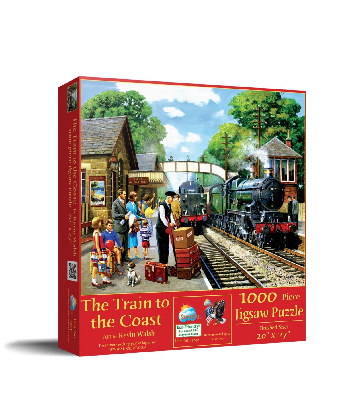 Click here for SunsOut The Train to the Coast 1000 piece Jigsaw P... prices