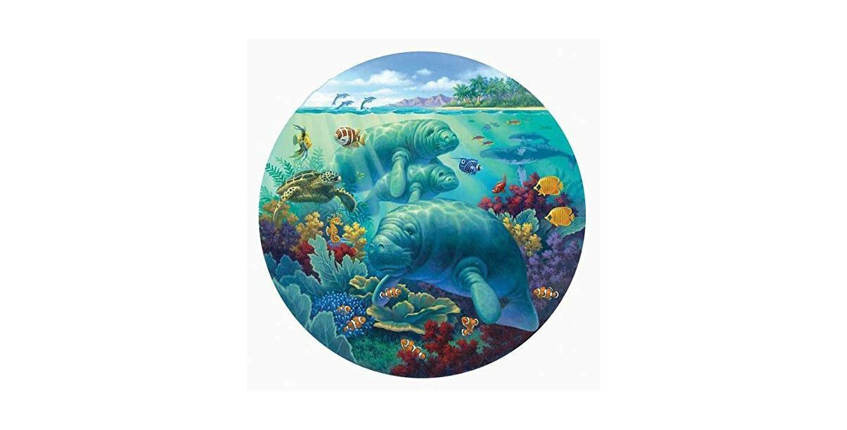 Click here for SunsOut Manatee Beach 500 piece Jigsaw Puzzle for... prices