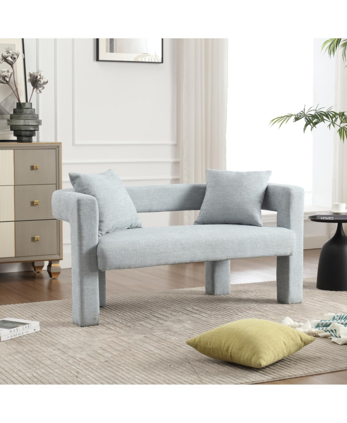 Click here for Streamdale Furniture Modern Velvet 2-Seater Lovese... prices