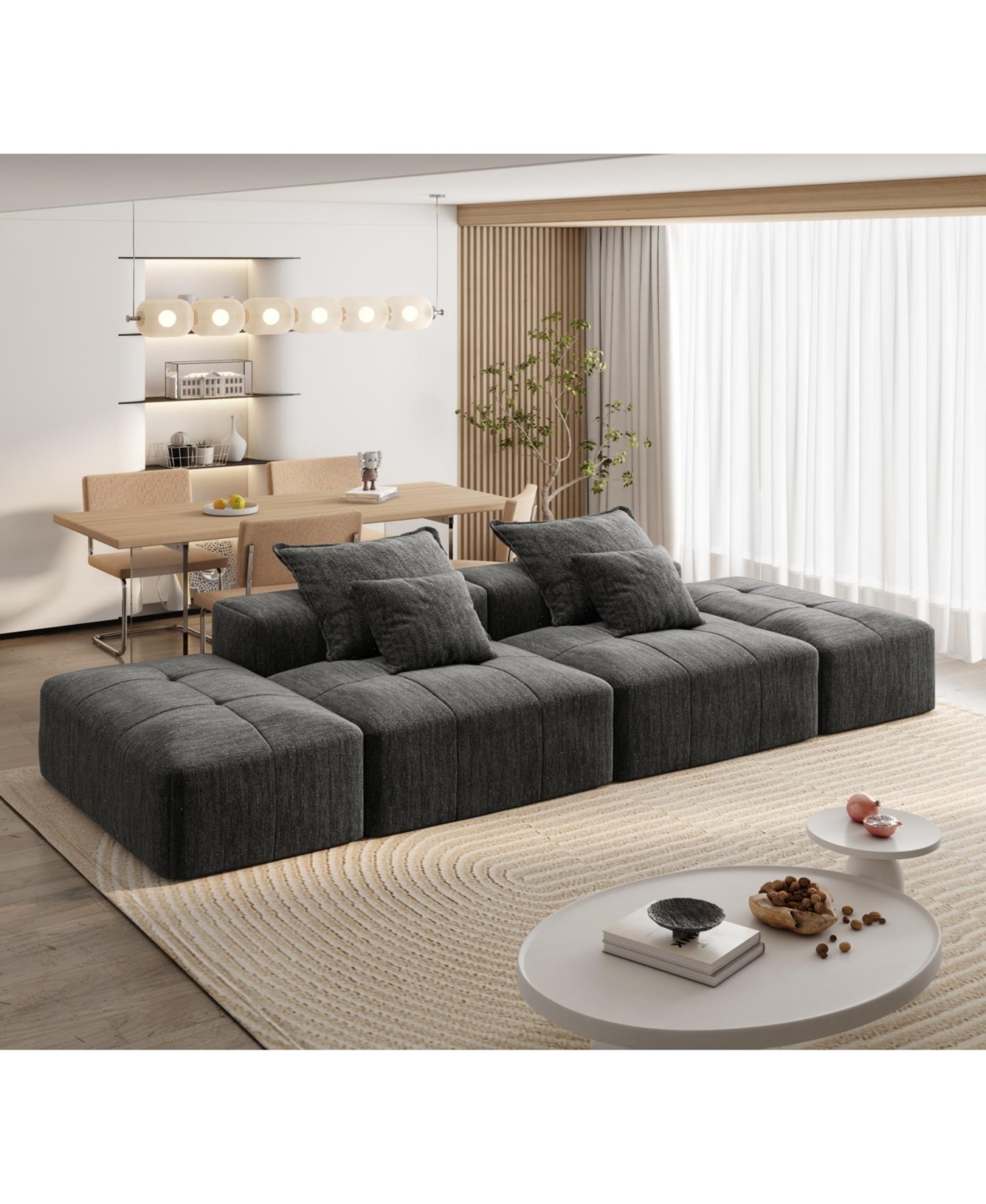 Click here for Streamdale Furniture Modern Chenille Sectional Sof... prices