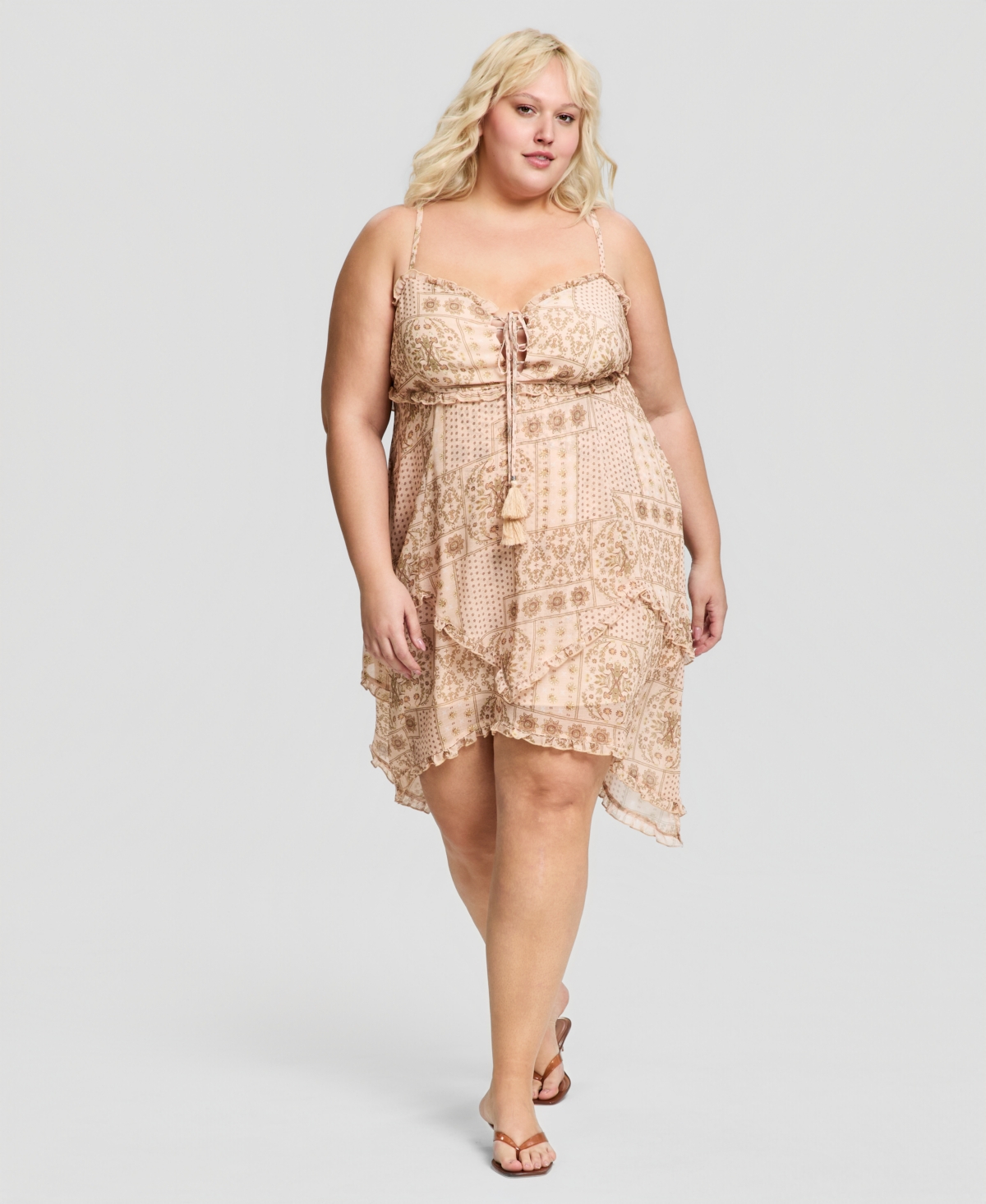 Click here for And Now This Trendy Plus Size High-Low Tiered Cami... prices