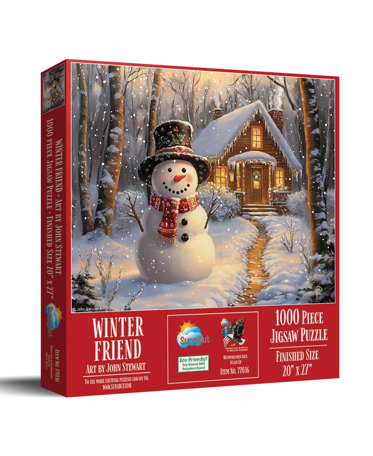 Click here for SunsOut Winter Friend 1000 piece Jigsaw Puzzle for... prices