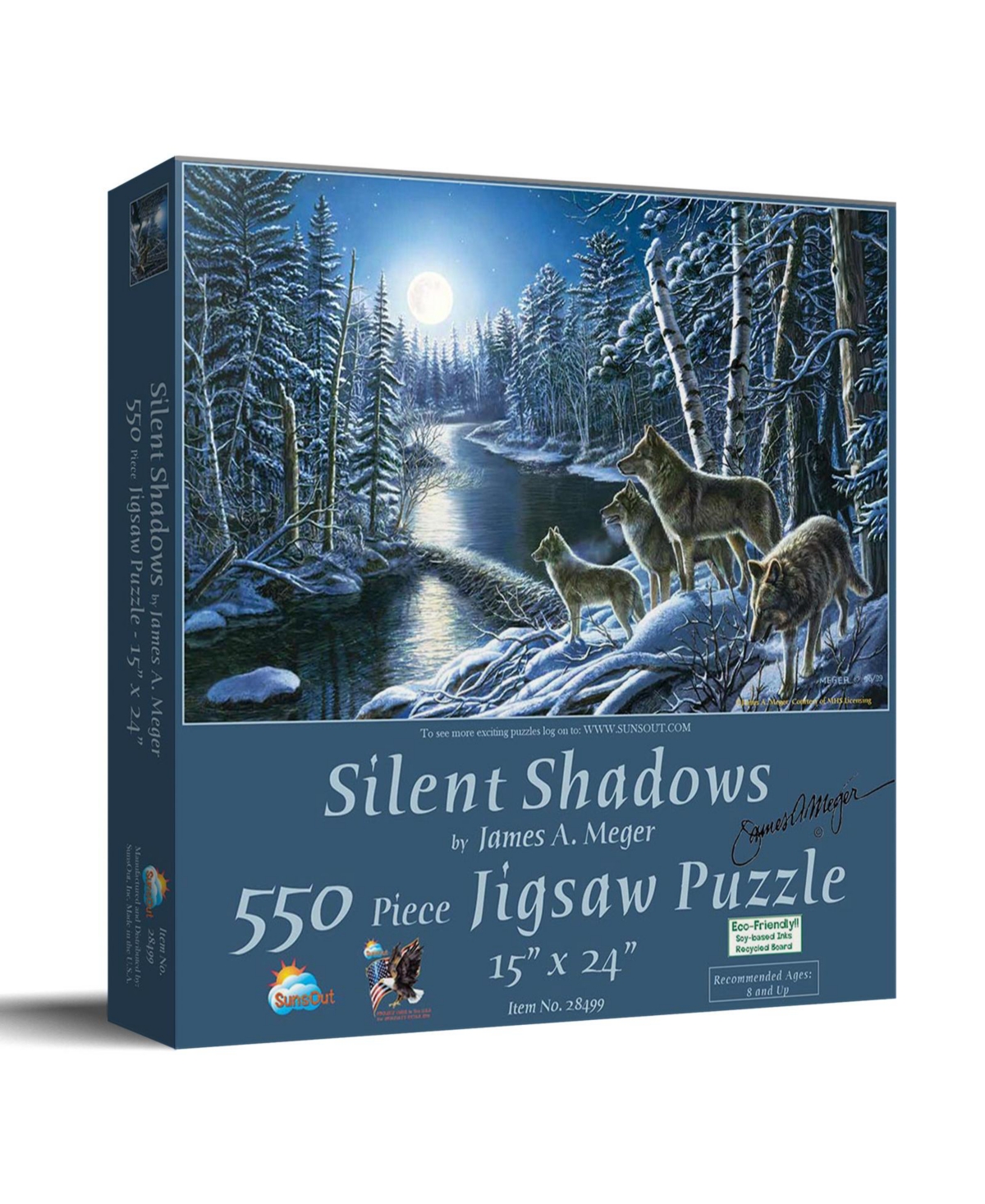 Click here for SunsOut Silent Shadows 550 piece Jigsaw Puzzle for... prices