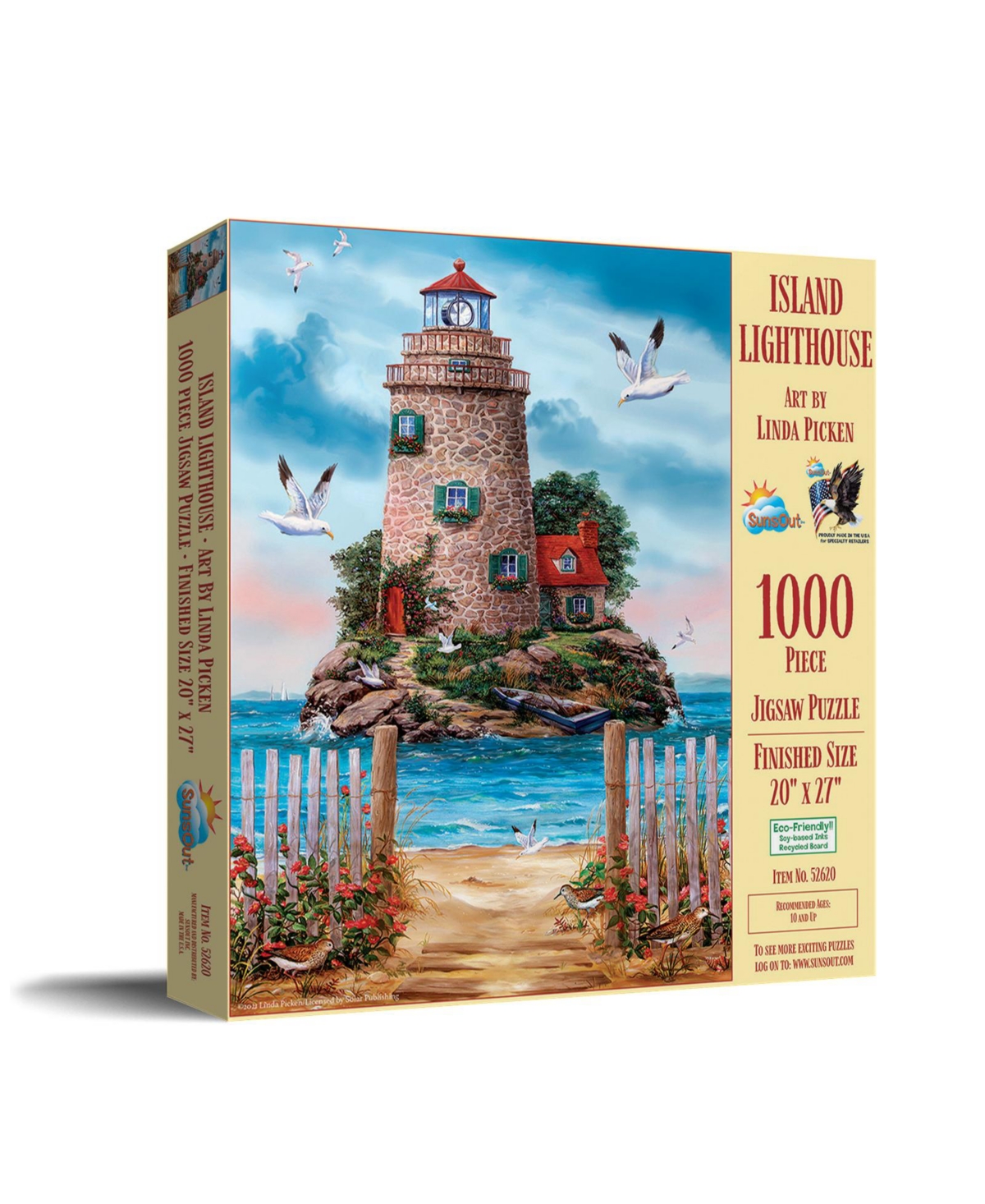 Click here for SunsOut Island Lighthouse 1000 piece Jigsaw Puzzle... prices