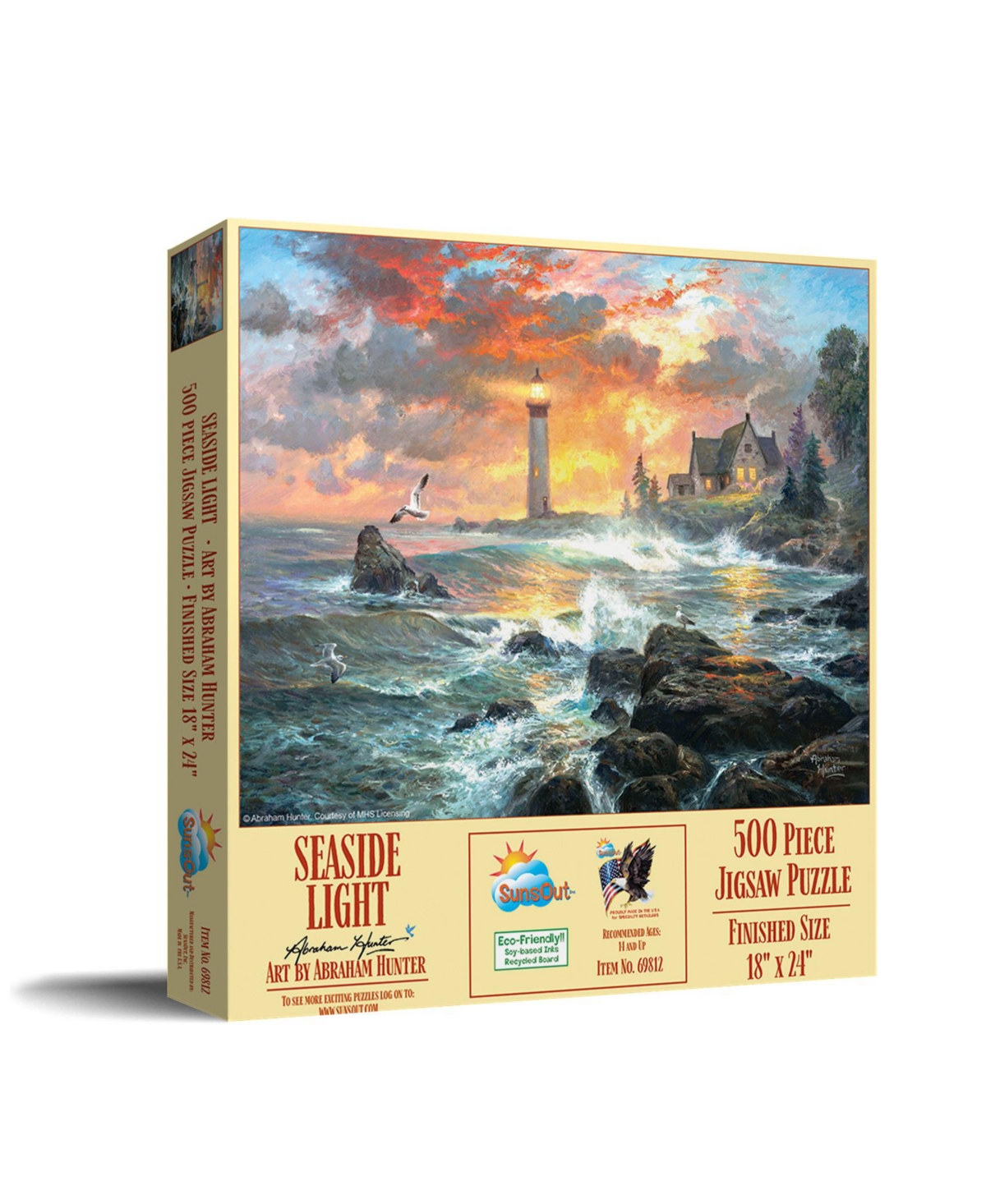 Click here for SunsOut Seaside Light 500 piece Jigsaw Puzzle for... prices
