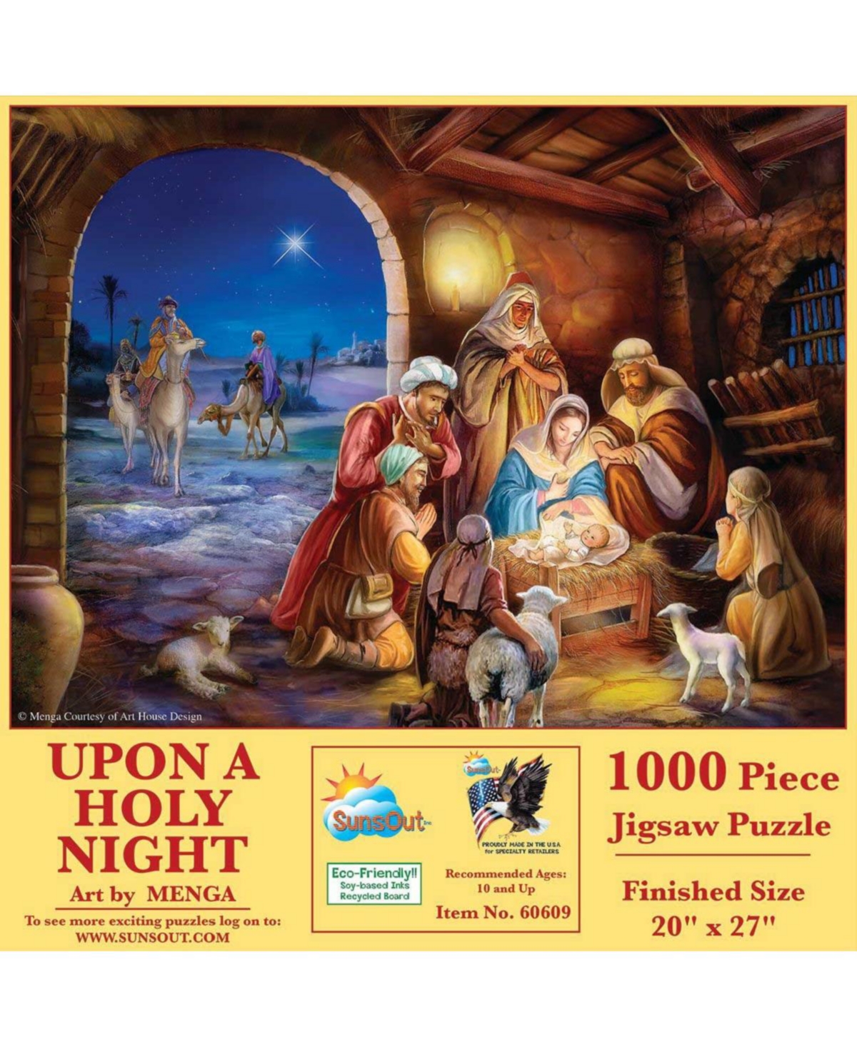 Click here for SunsOut Upon A Holy Night 1000 piece Jigsaw Puzzle... prices