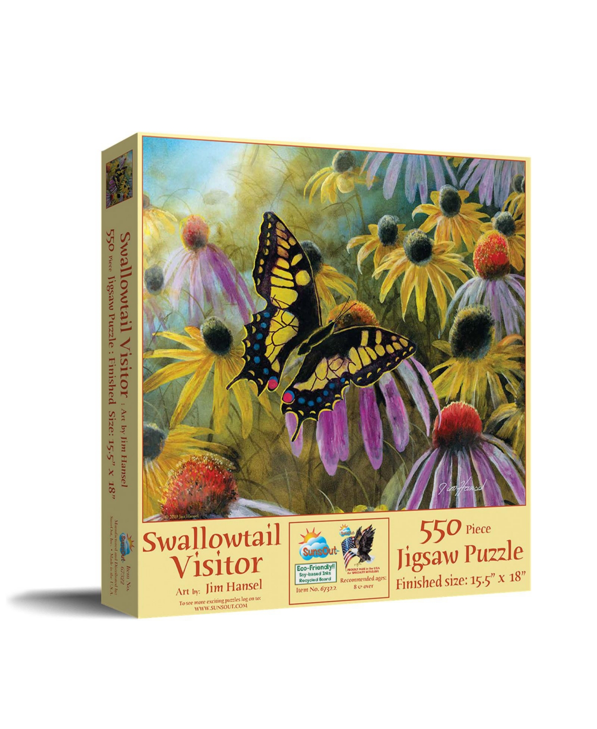 Click here for SunsOut Swallowtail Vistor 550 piece Jigsaw Puzzle... prices