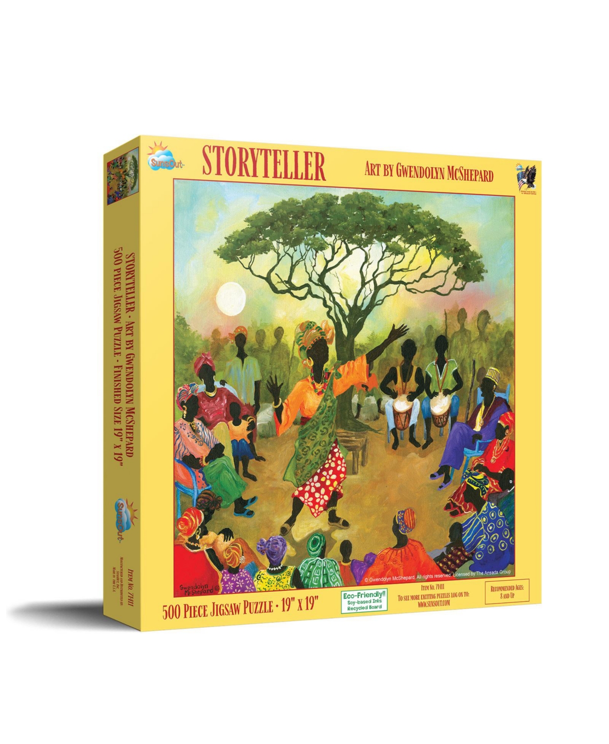 Click here for SunsOut Storyteller 500 piece Jigsaw Puzzle for Ad... prices