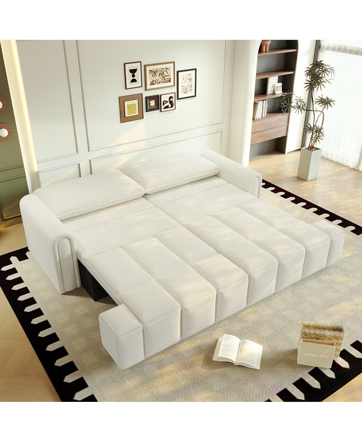 Click here for Maison Boucle Modern 4-Seat Teddy Fabric Sleeper S... prices