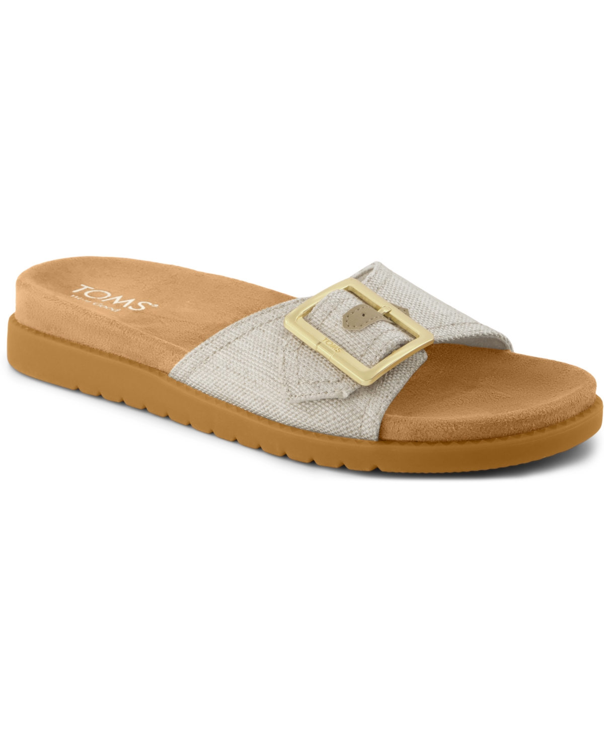 Click here for Toms Womens Marin Open Toe Slide Sandals - Natural... prices