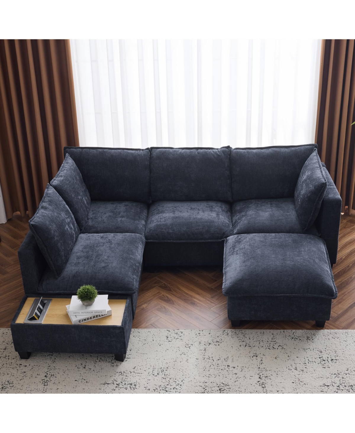 Click here for Streamdale 90" U-Shaped Sectional Sofa w/ Ott... prices