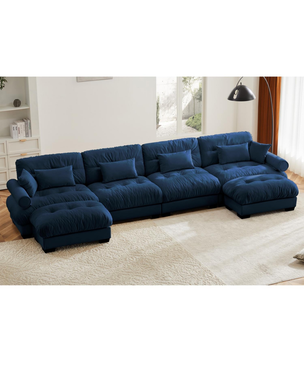 Click here for Streamdale Furniture U Shaped Sectional Cloud Couc... prices